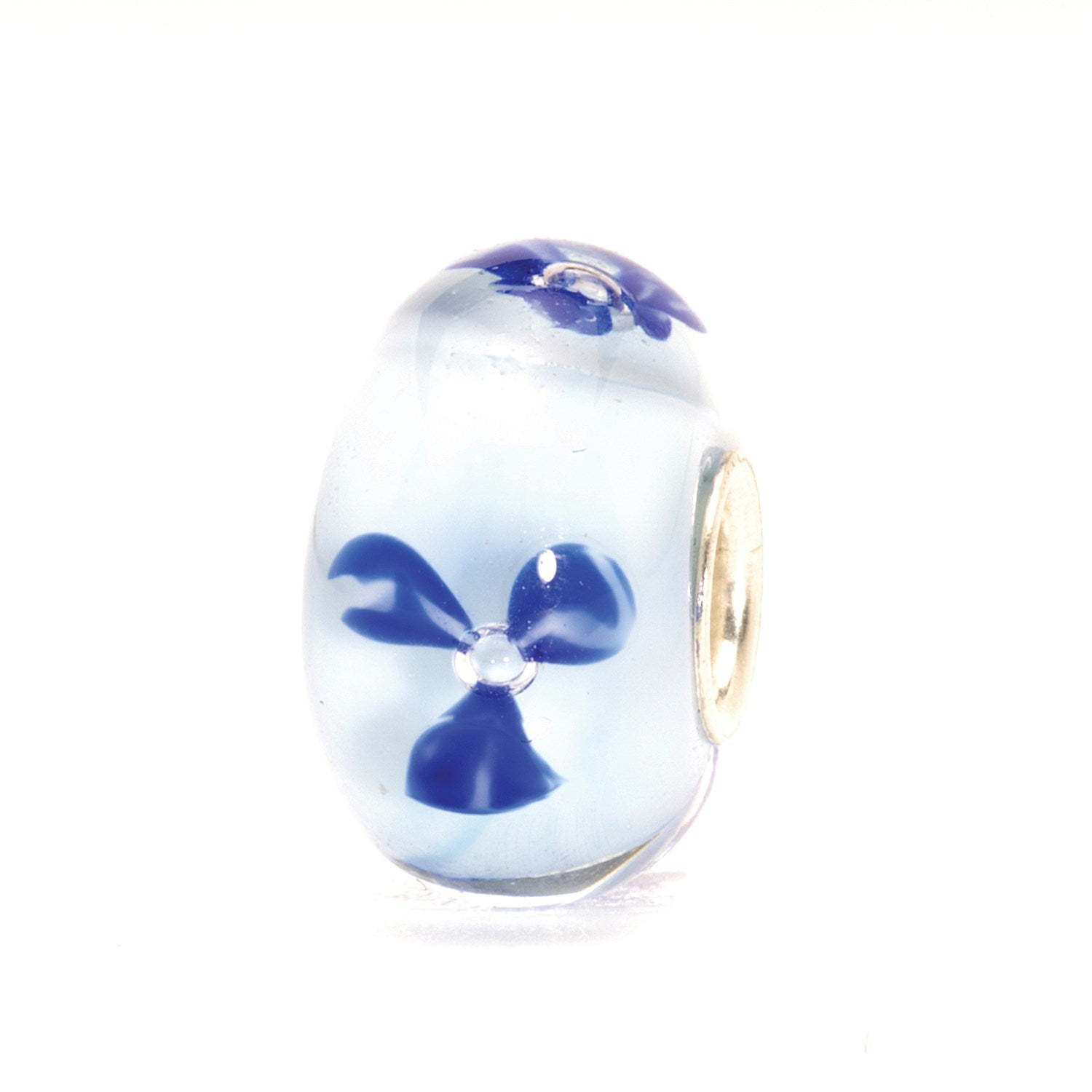 Light Blue Flower Bead – Trollbeads